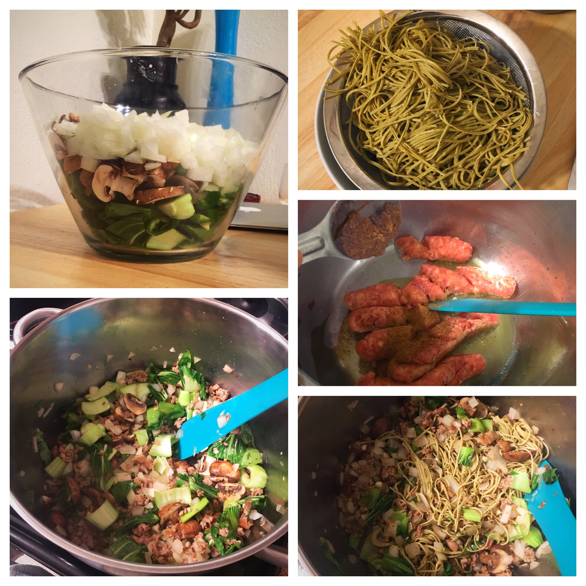 Stir-Fried Noodles with Chinese Five Spice Sausage | Chameleon Kitchen